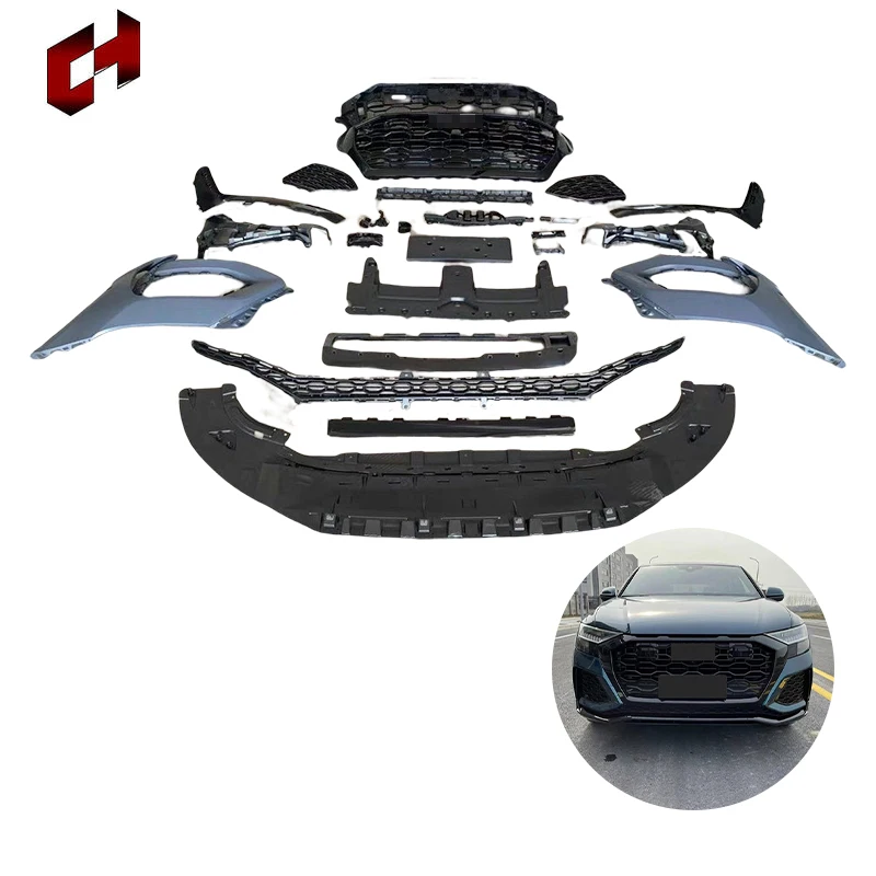 Body Kit For Audi Q8 2018-2022 Upgrade To Rsq8 Style Include Front ...
