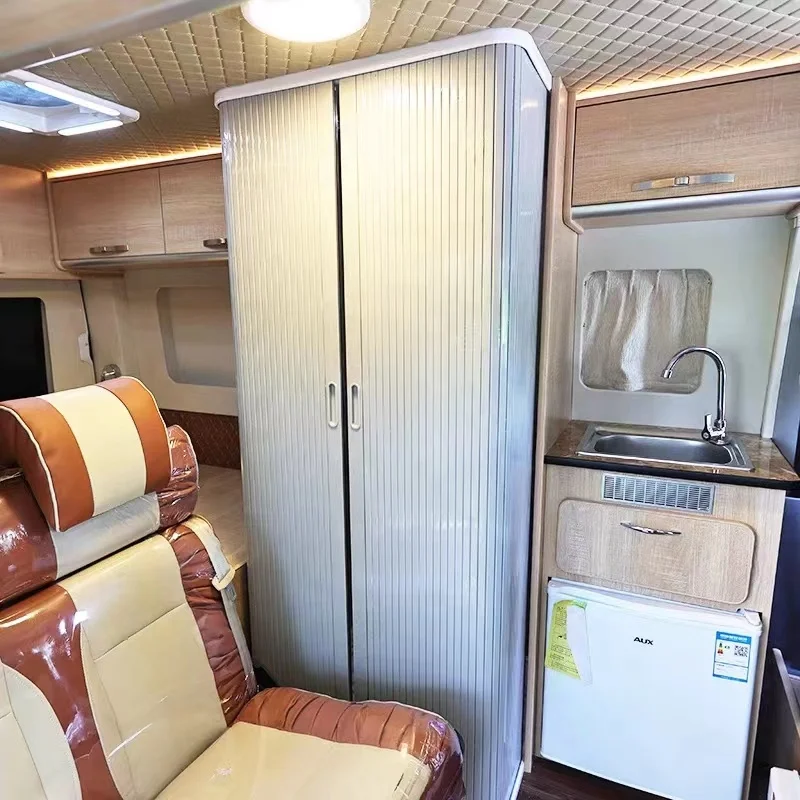 PVC ABS Shutter Slat RV Toilet Door RV Tambour Door Kit Large Sliding ...