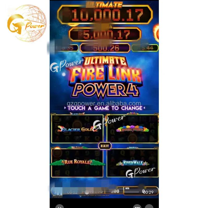 Multigame 8 in 1 Fire Link Power 4 Game Board - Stable Arcade