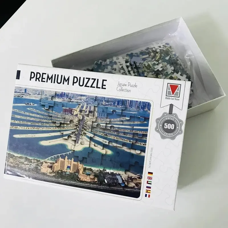 Factory Price Jigsaw Puzzle Custom Printed Thick Chipboard Kids Toy ...