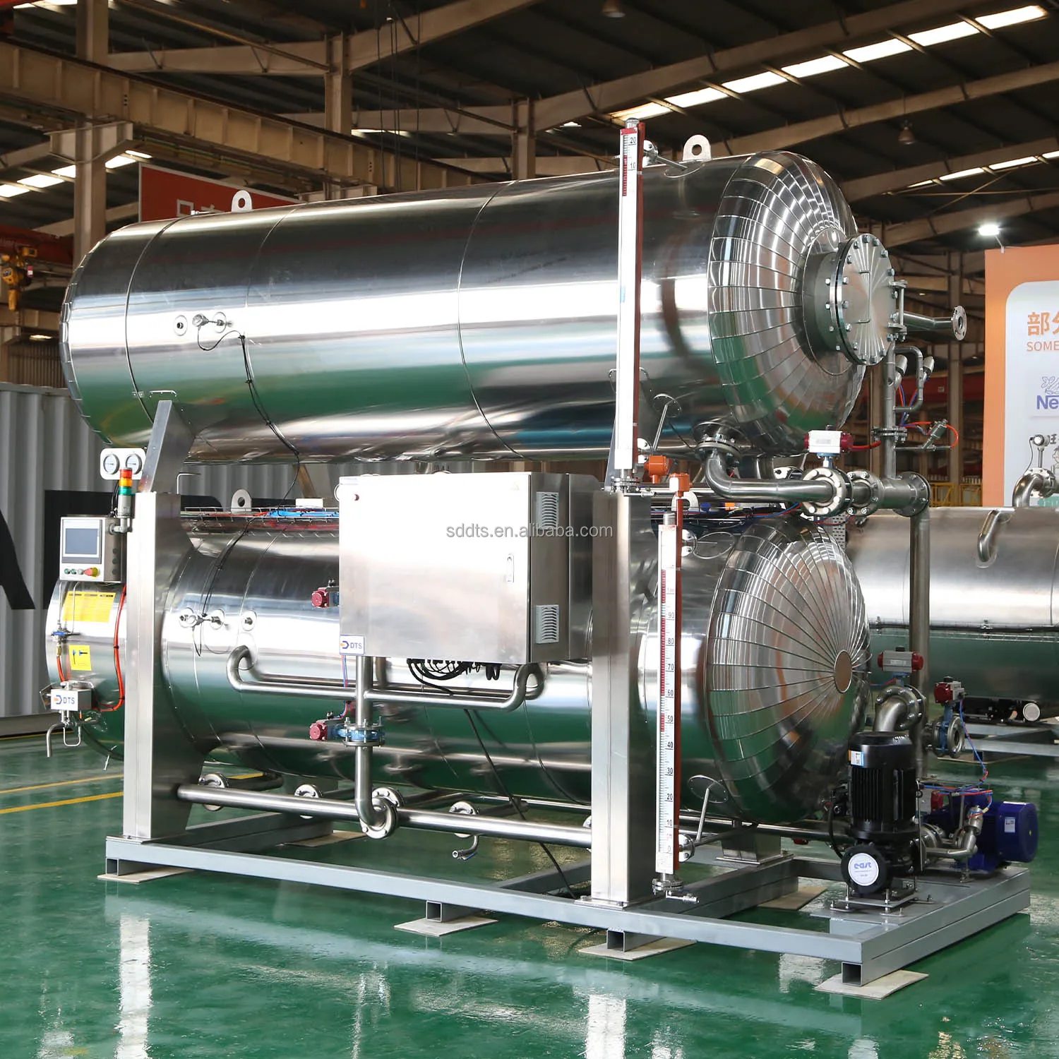 Autoclave Water Immersion Large Package Meat Products Retort Sausage ...