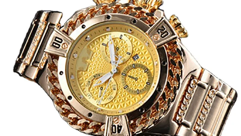 Invi New Casual Personality Oversized Dial Sports Watch Waterproof ...