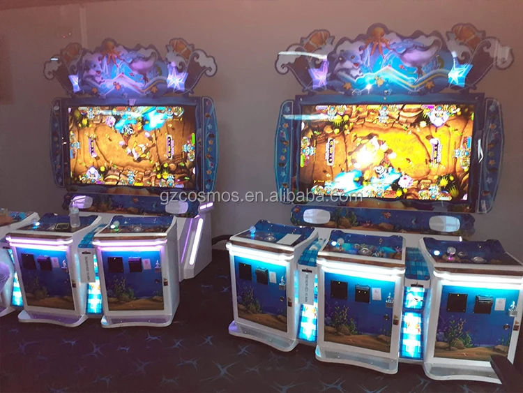 Coin Operated Arcade Ocean Hunting Cabinet 2 Players Fish Game Machine ...