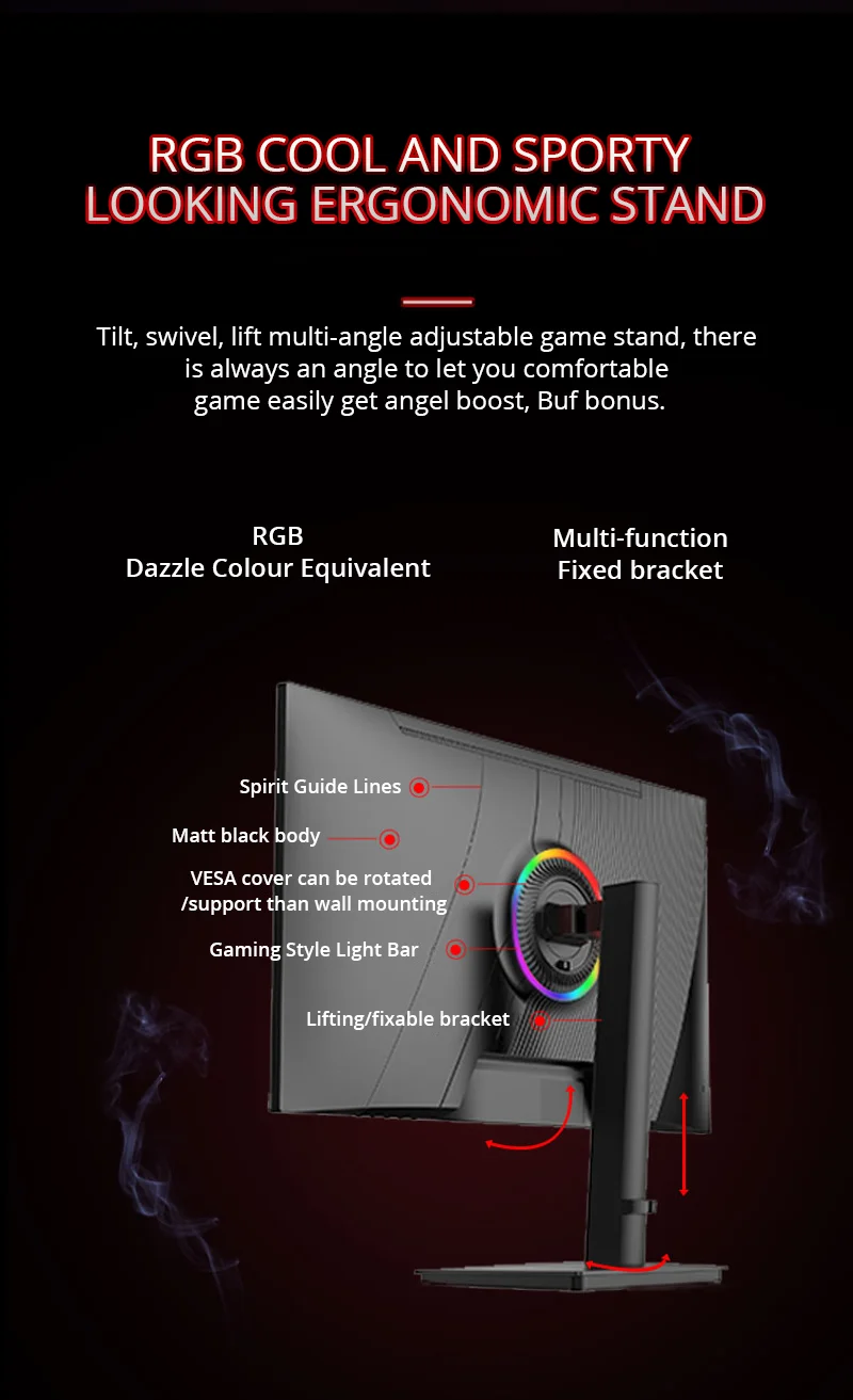 27 Inch 2k 4k 5k 1ms Fast Response Computer Oem Mini Led 60 165 Hz ...