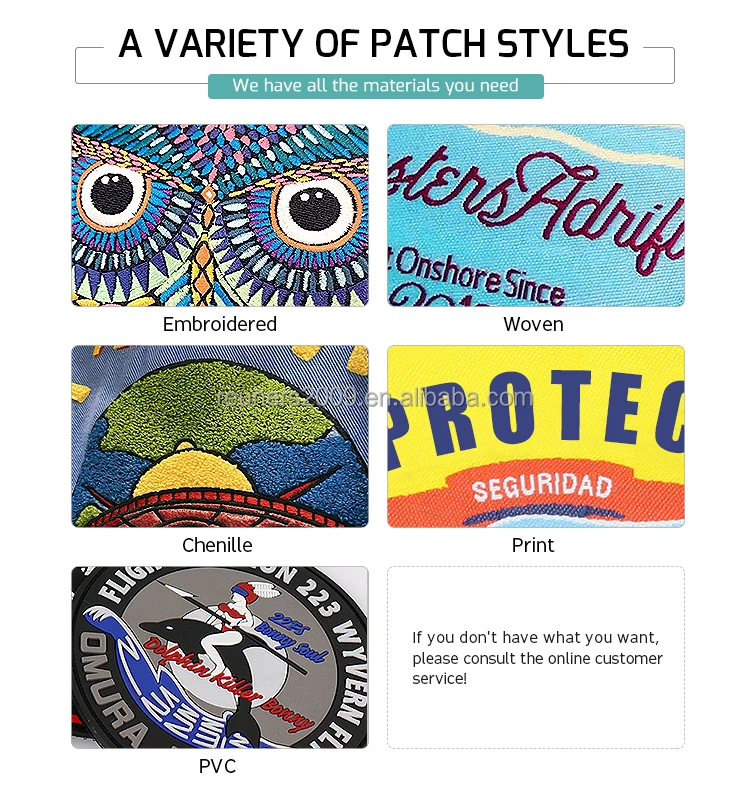 Brand Logo Stick Custom Iron On Large Clothing Heat Transfer Embroidery ...