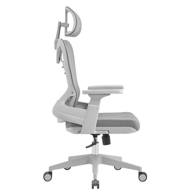 Ergonomic Office Chair Revolving Fish Bone 2D Lumber Support PU ...