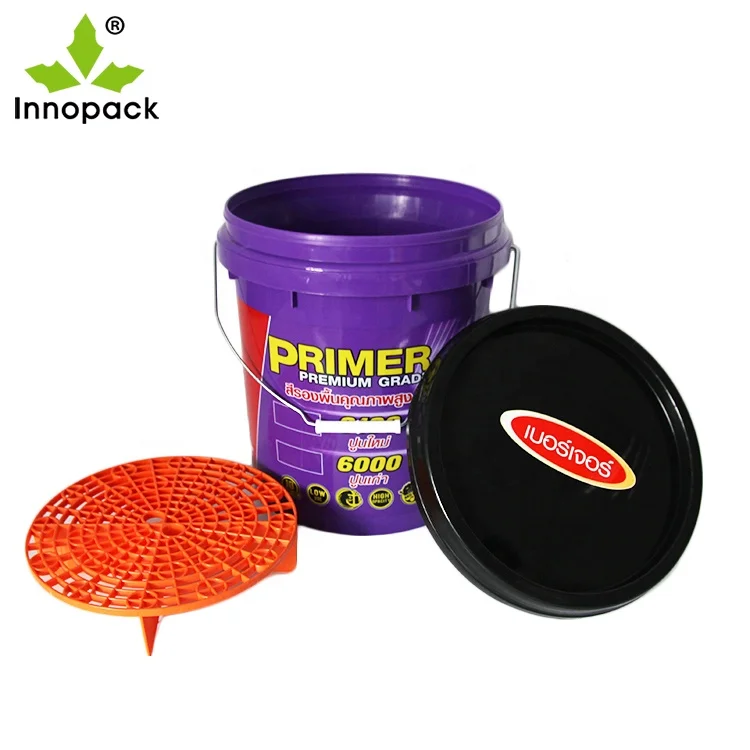 16l Round Plastic Car Wash Bucket With Gamma Lid And Filter At Good ...