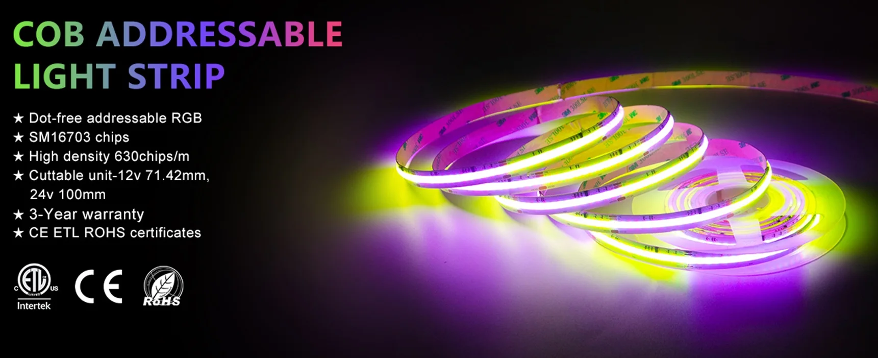 Hot Pixel Led Strip 5v 12v 24v Rgb Rgbw Programmable Magic Ws2811 ...