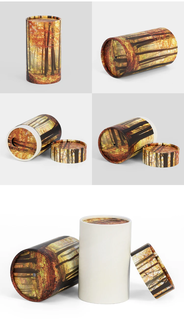 Custom Pet Human Caskets Cremation Ashes Urns Bio Tree Paper Coffin ...
