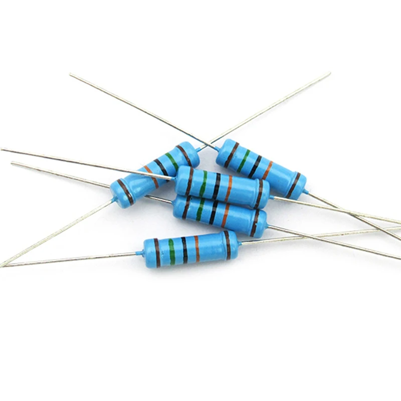 Resistor Manufacturing 1/8w 1/4w 1/2w 1w 2w 3w 5w Metal Film Resistor ...