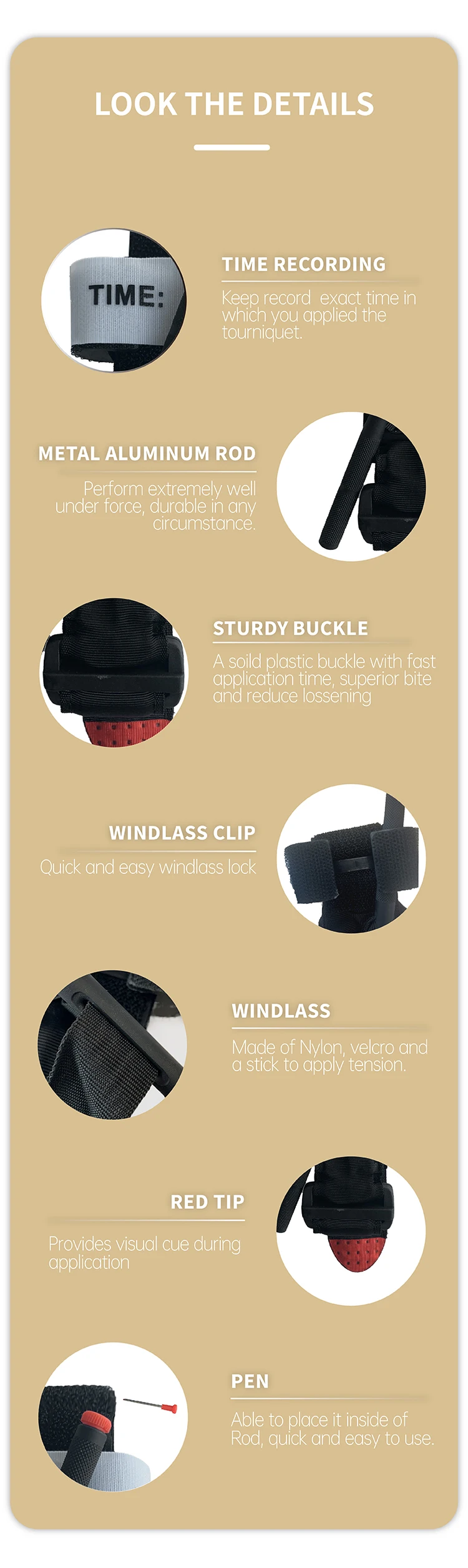 Rhino Rescue Factory Wholesale Tactical Tourniquet Medical Emergency ...