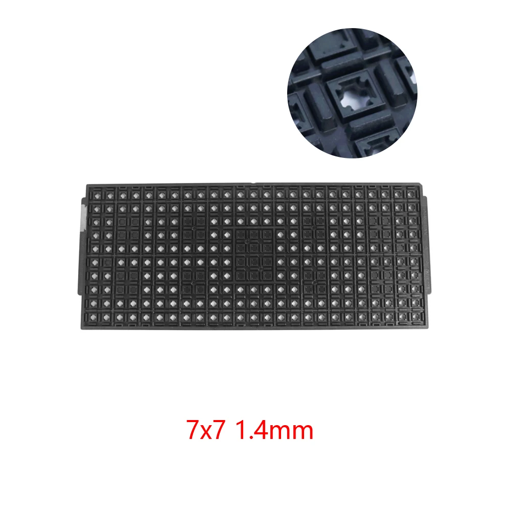 ESD Emebiol Q-ICT IC Tray 322*138*5mm Black Antistatic PPE Packaging ...