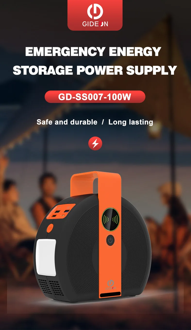 Small 100w Ac Output Energy Storage Battery Emergency Power Station ...