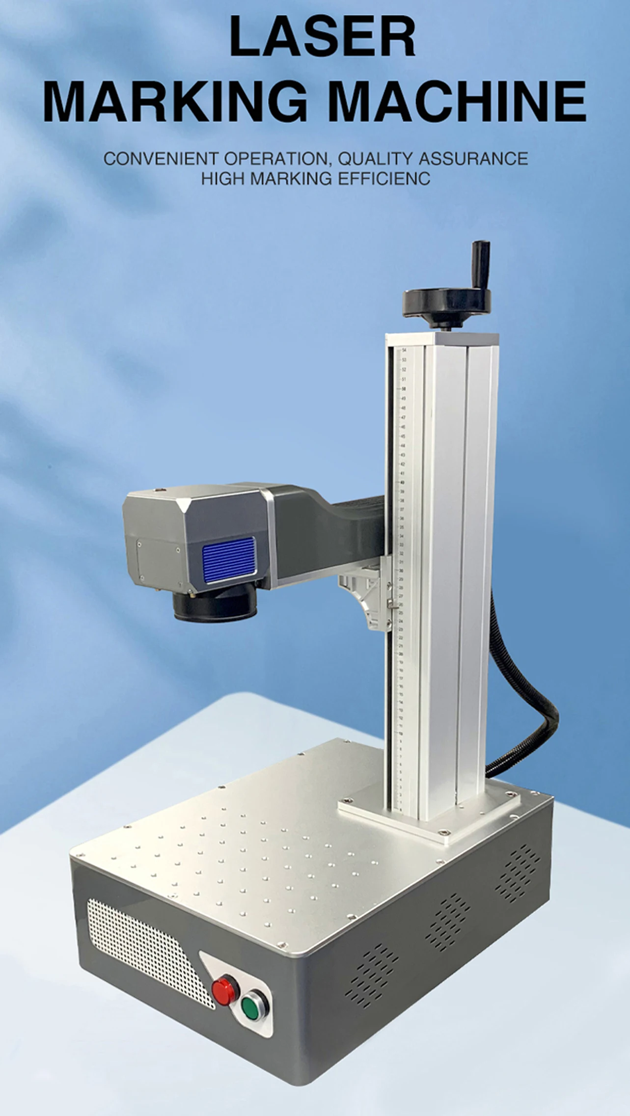 50w Laser Marker Machine, Desktop Fiber Laser Marking Machine for ...