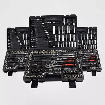 Professional 1/2 1/4" 3/8" Rachet Socket Wrench 216pcs Auto Repair Tool ...