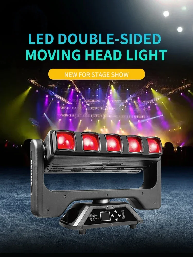 5*60w Stage Beam Bar Light With Zoom For Events Dj Concert Shows 2 In 1 ...