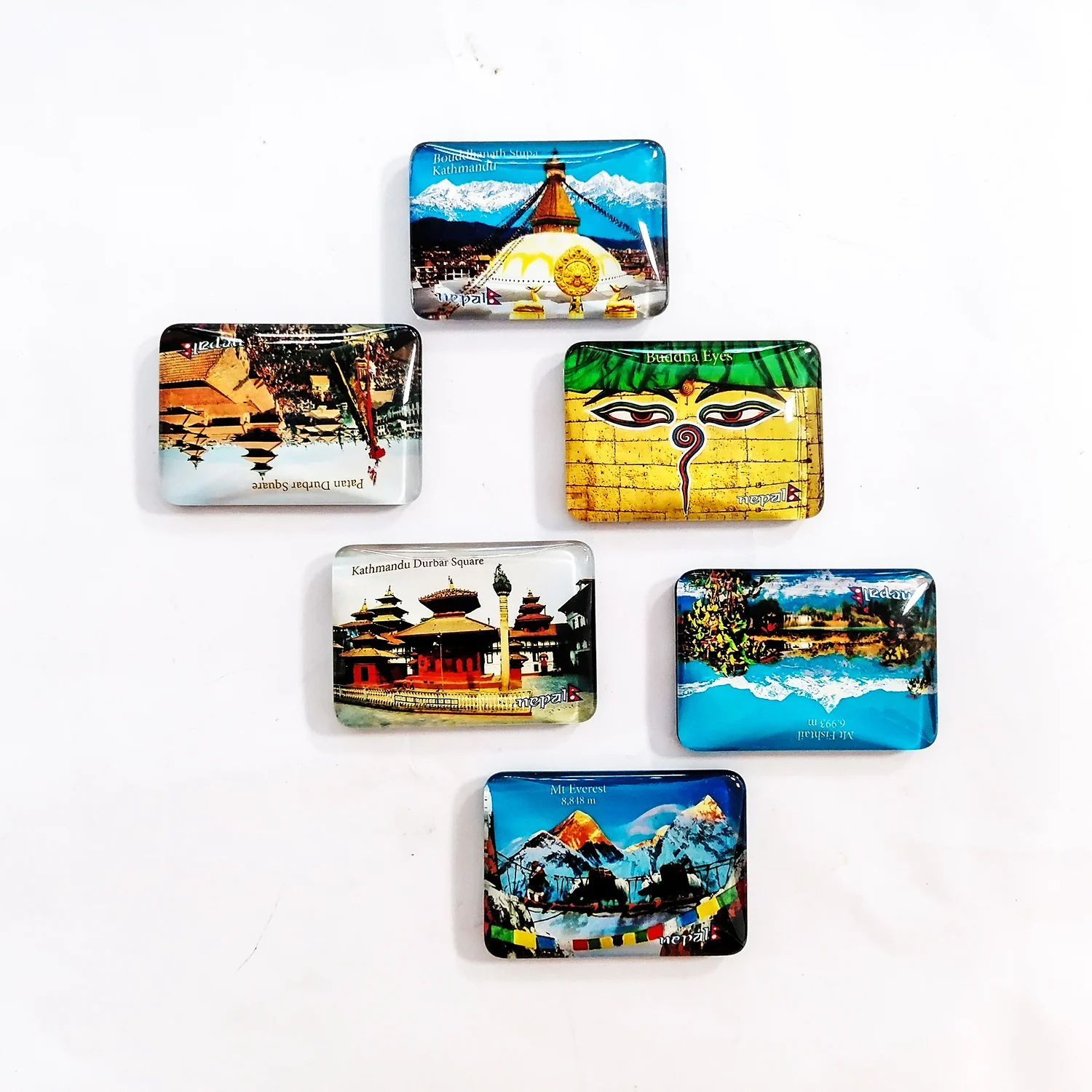 Glass Fridge Magnets - Customizable and Modern Decor