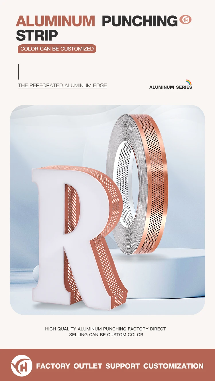 Saluran Potong Huruf Warna Perak Garis Aluminium Channelume Aluminium ...