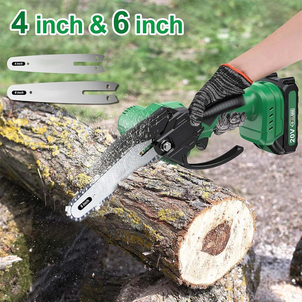 Rechargeable Mini Chain Saw Battery Powered Portable Handheld Small ...