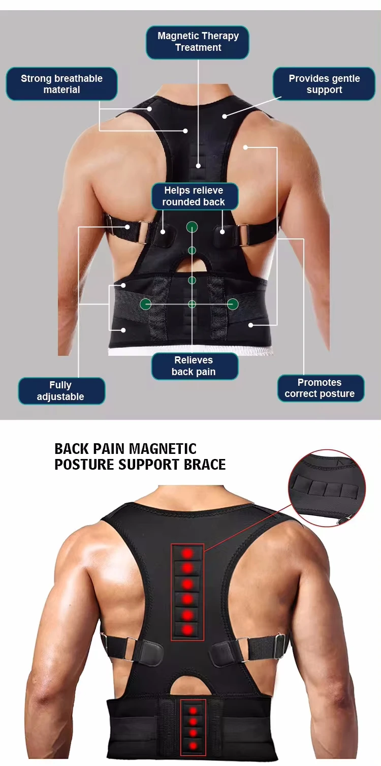 Adjustable Upper Back Brace - Relieve Back and Shoulder Pain