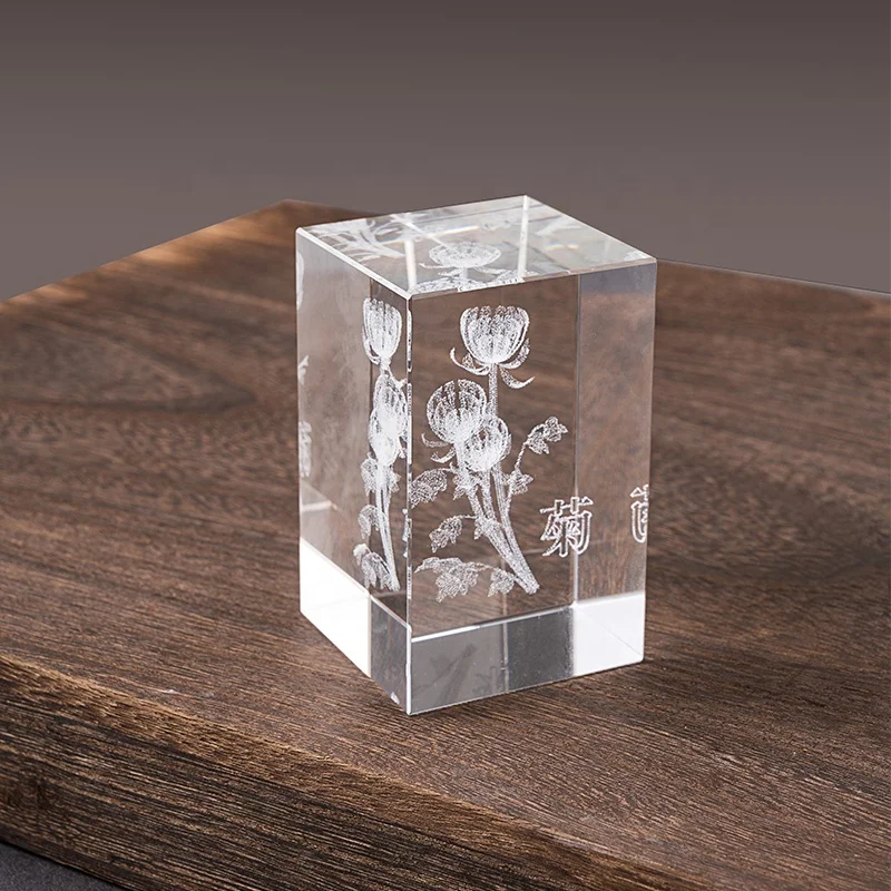 Solid Glass Cube
