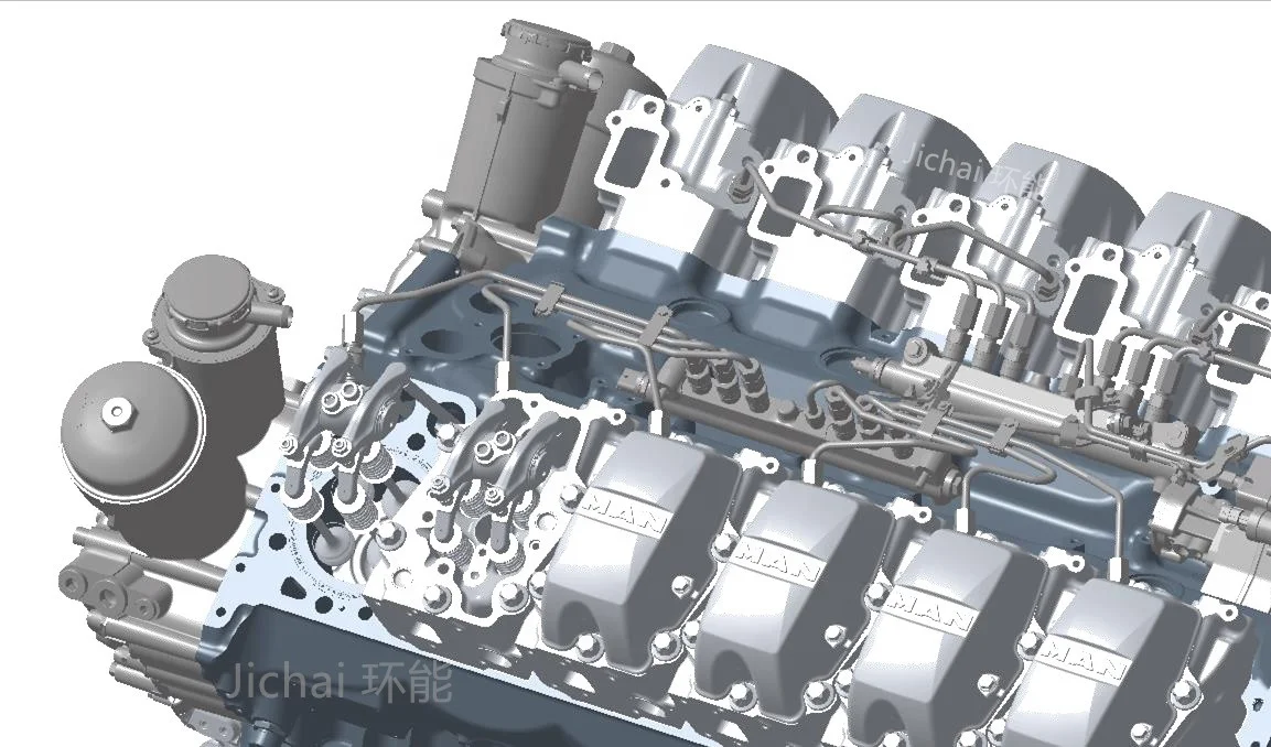 E3262 LE202 Gas Generator MAN Engine Price - 500kw Power