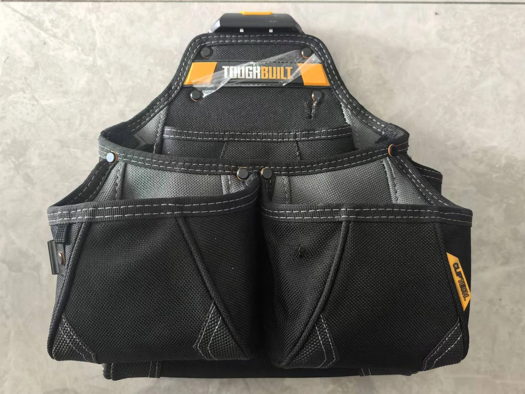 TOOL STACK Double Tool Belt Bag Heavy Duty Oxford Portable Joiners and ...