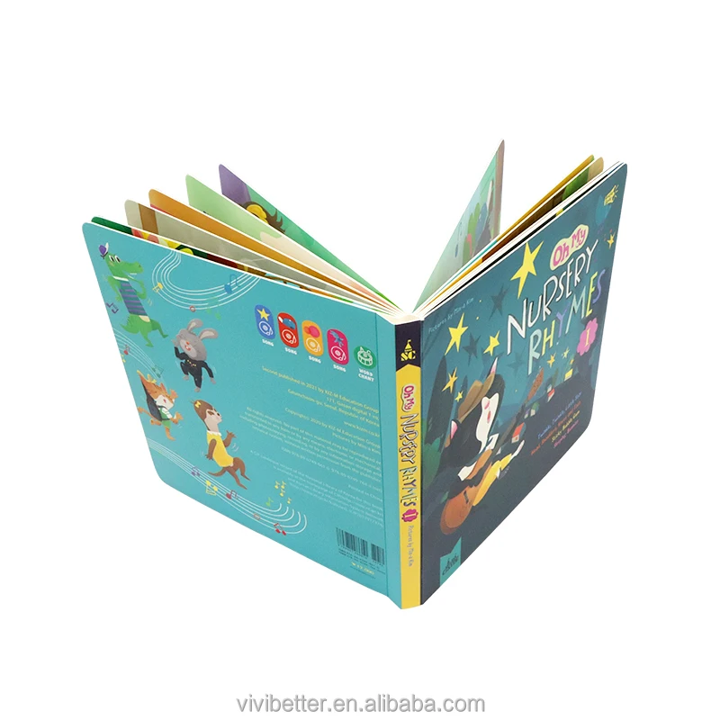 High Quality Custom Colorful Hardcover Paper Cardboard Printing Service ...