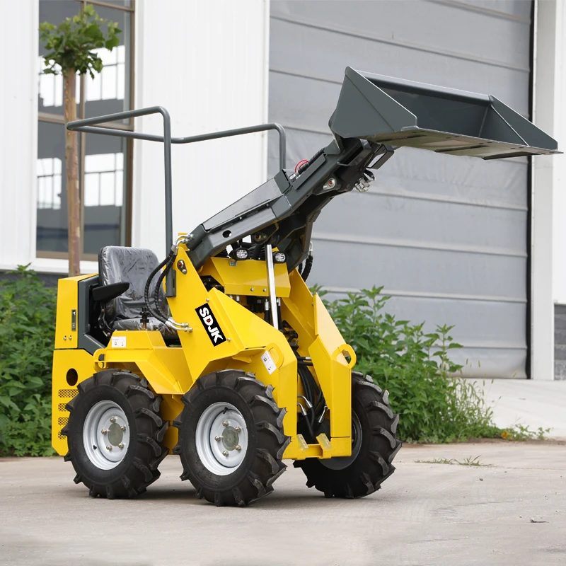 Alibaba.com: 4x4 wheel drive, hydraulic mini skid steer loader with ...