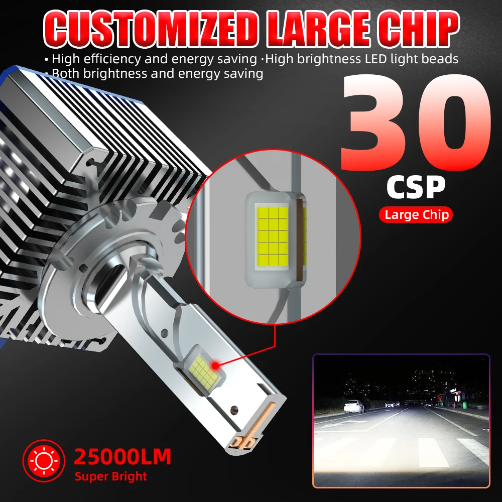 Popnow Led Headlight Bulbs Car Light Led D1s D3s D2s D4s D5s D8s Led ...