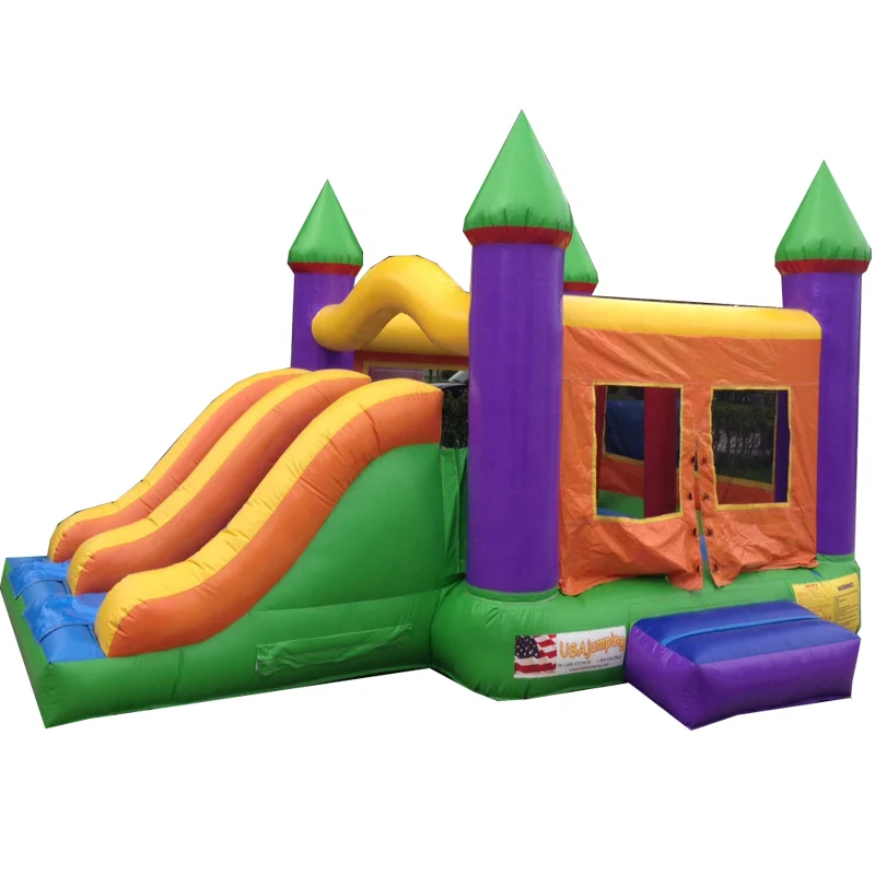 Double Inflatable Jump Castle Inflatable Bounce House Animal Jumper ...