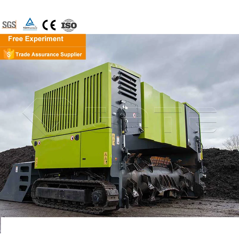 GATE Banana Peel Bio Composting Machine Unmanned Soil Turner Mushroom ...