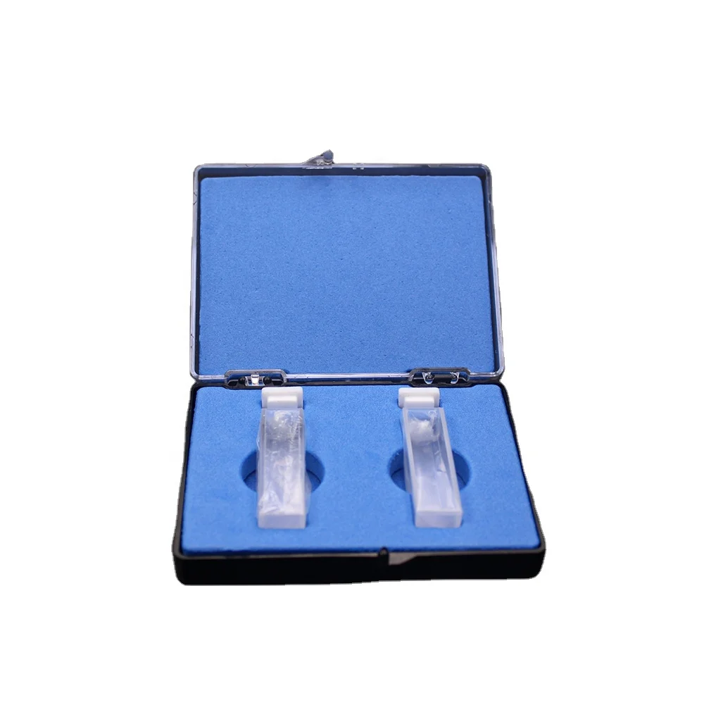 microlab scientific 10mm Quartz Glass cuvette, 4 sides clear, acid and ...