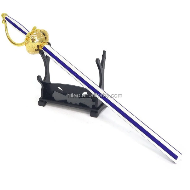 Japan Anime One Piece Cavendish Mini Sword - 26cm Zinc Alloy