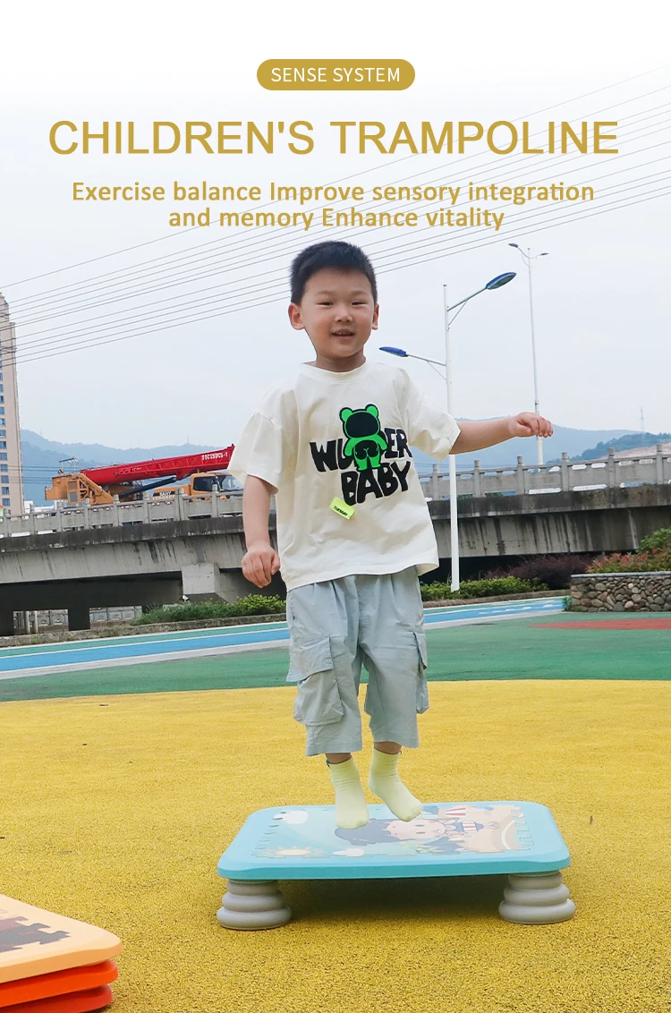 Sensory Toys for Autistic Children - Kids Jumping Trampolines