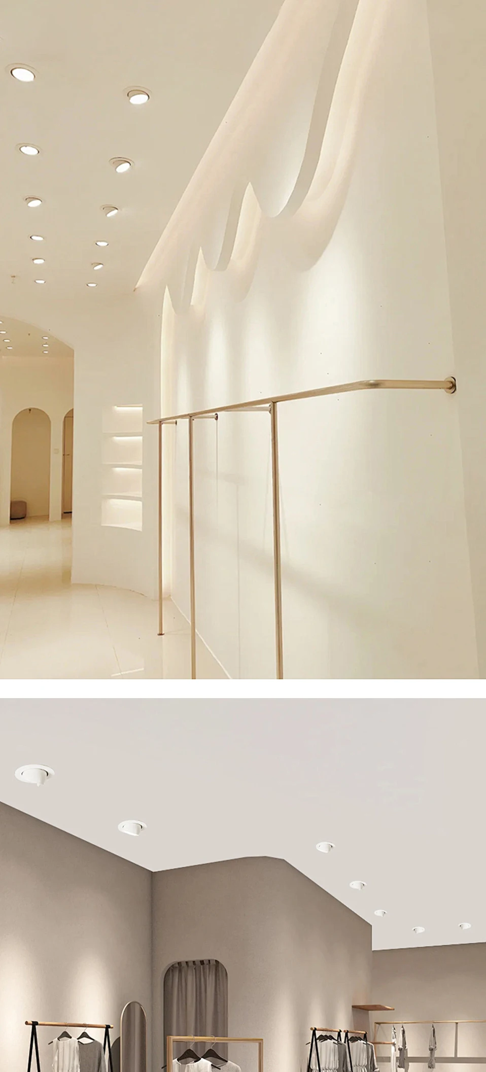 Modern Led Downlight Anti-Glare Recessed Aluminium Ceiling LED Spot ...