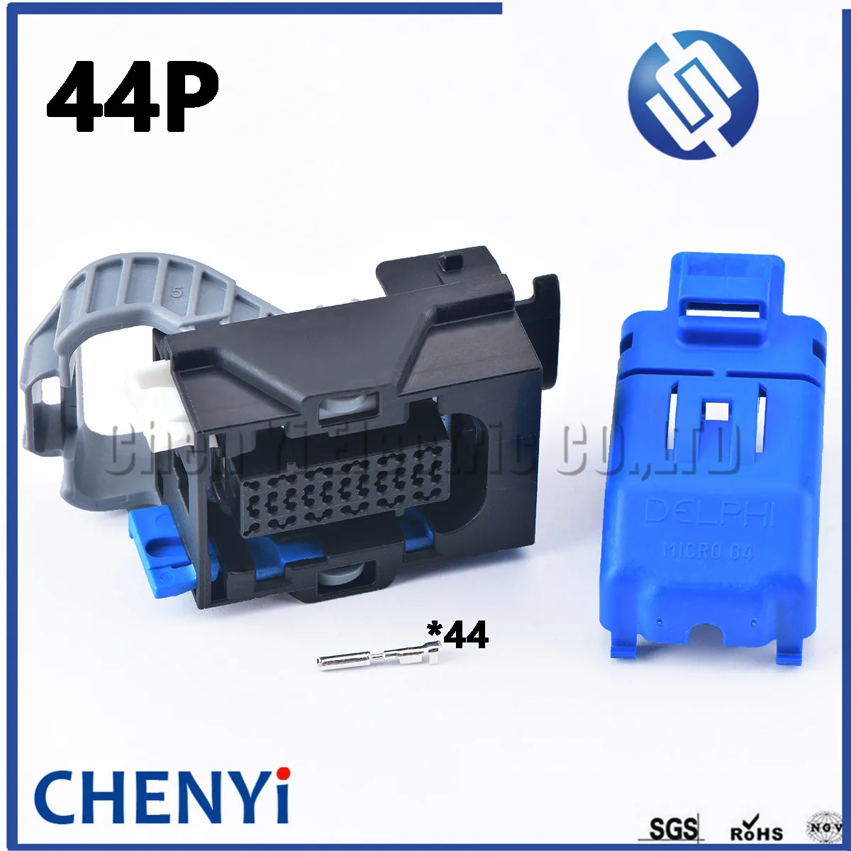 44 Pin female Automotive connector ECU waterproof sockets With ...