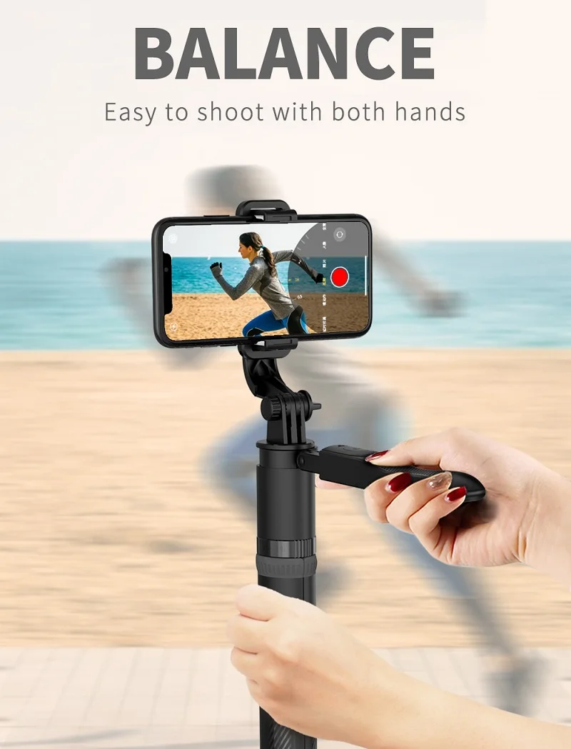 L05 Selfie Stick - 360 Degree Rotation & Foldable Design