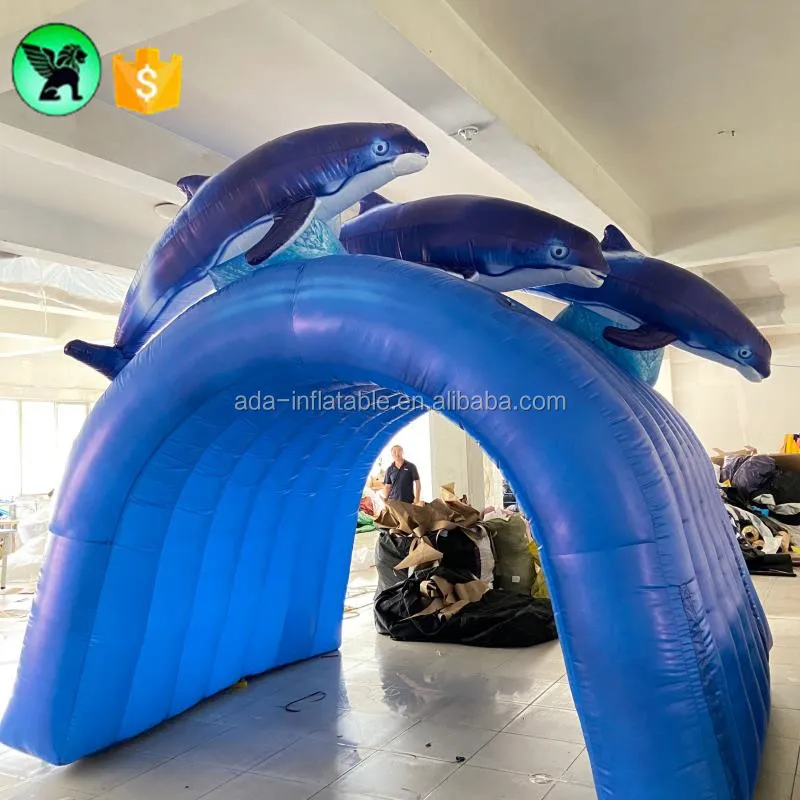 Giant Golden Inflatable Statue - Customized Sphinx Tunnel