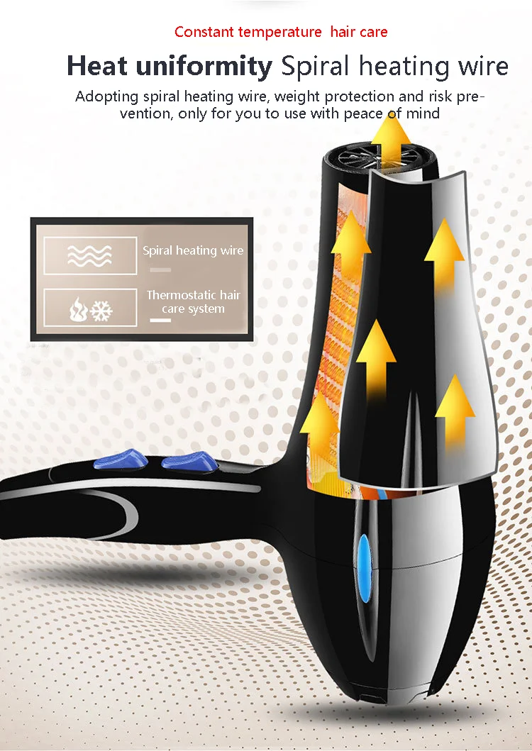 Professional Hair Blow Dryer Set - High Power & Efficiency