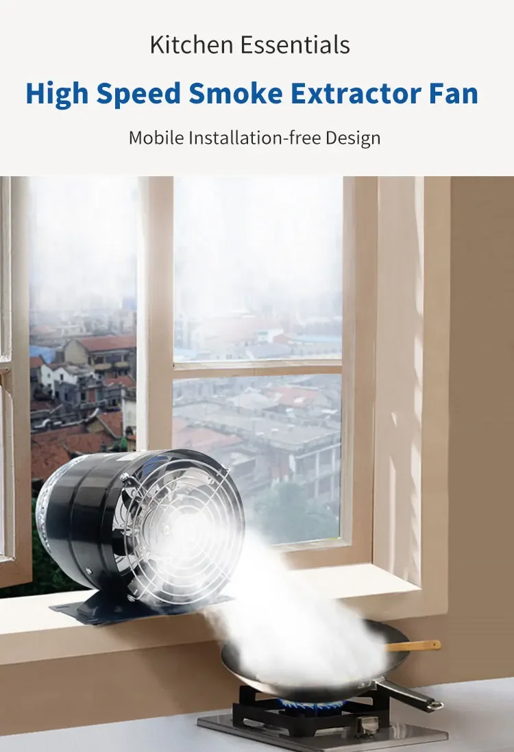 Bidirectional Pipeline Axial Fan - Powerful Two-Way Duct Fan