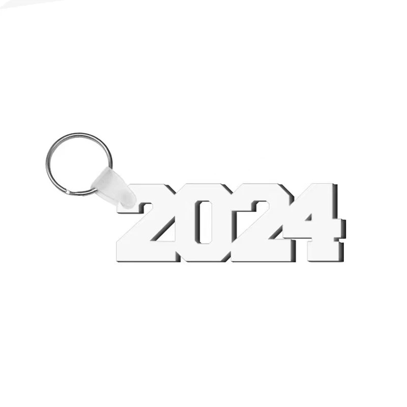 Wholesale Diy Custom 2024 Key Chains Sublimation Blank Mdf 2024 ...