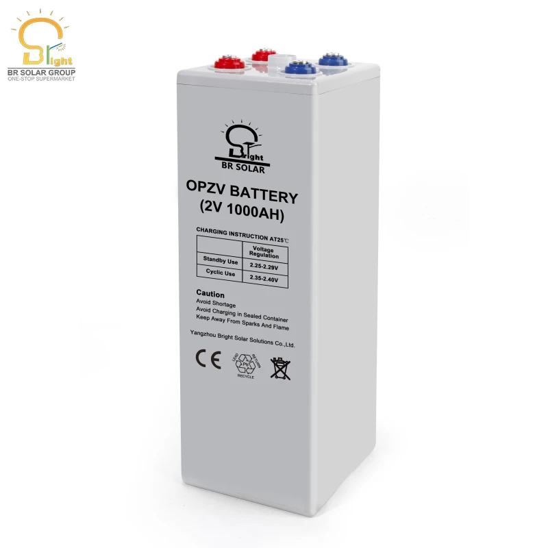 12v 2v 600ah 1000ah 2000ah 3000ah Alve Regulated Lead Acid Battery Opzv ...