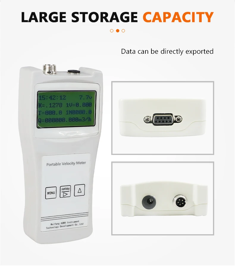 Water Velocity Water Level Spiral Paddle Type Velocity Tester Water ...