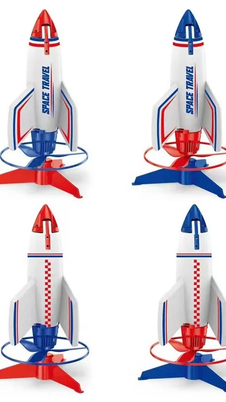 Electric Rocket Launcher Flying Toy Kids Outdoor Mini Eva Foam Flying ...