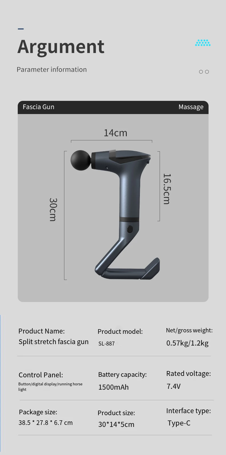 2024 Fascial Gun Relax Muscle Sport Machine Gun Massager Body Massage ...