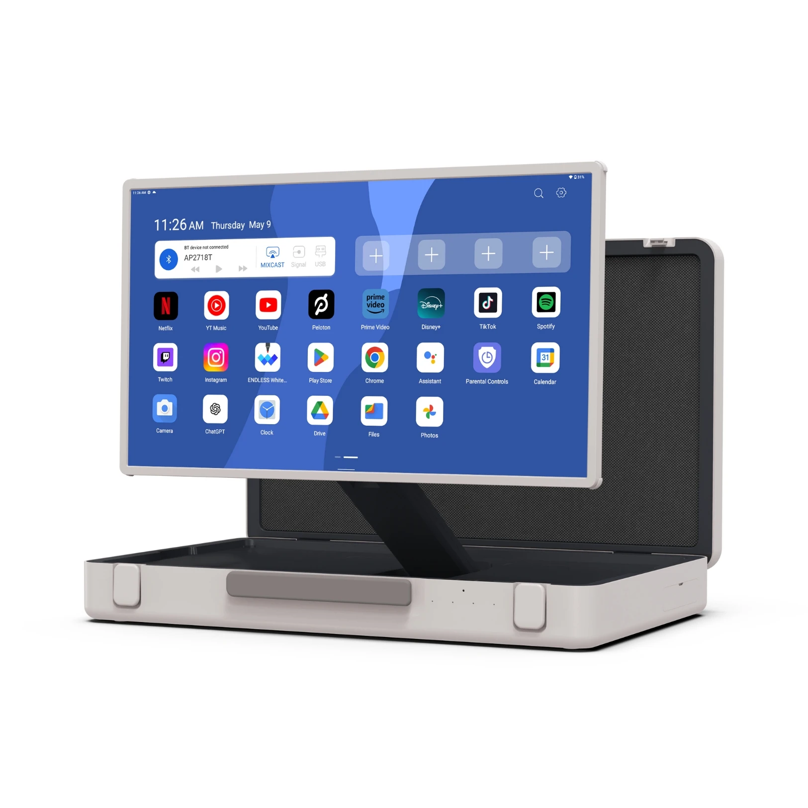 Elc Packgo Portable 27 Inch Briefcase Design Touch Screen Tv