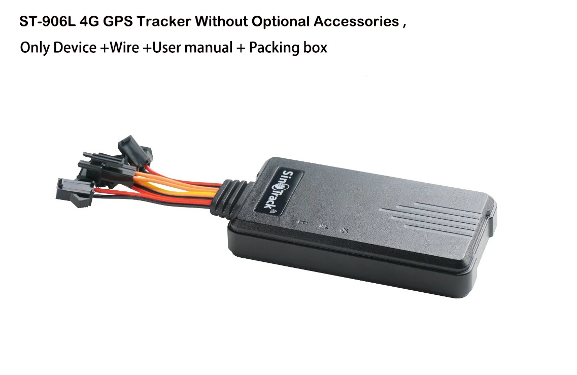 Sinotrack St-906l 4g实时全球定位系统跟踪设备内置电池全球定位系统跟踪器，带震动报警紧急呼救报警 - Buy 4g Gps追踪器,4g Gps跟踪器与冲击报警,4g Gps ...
