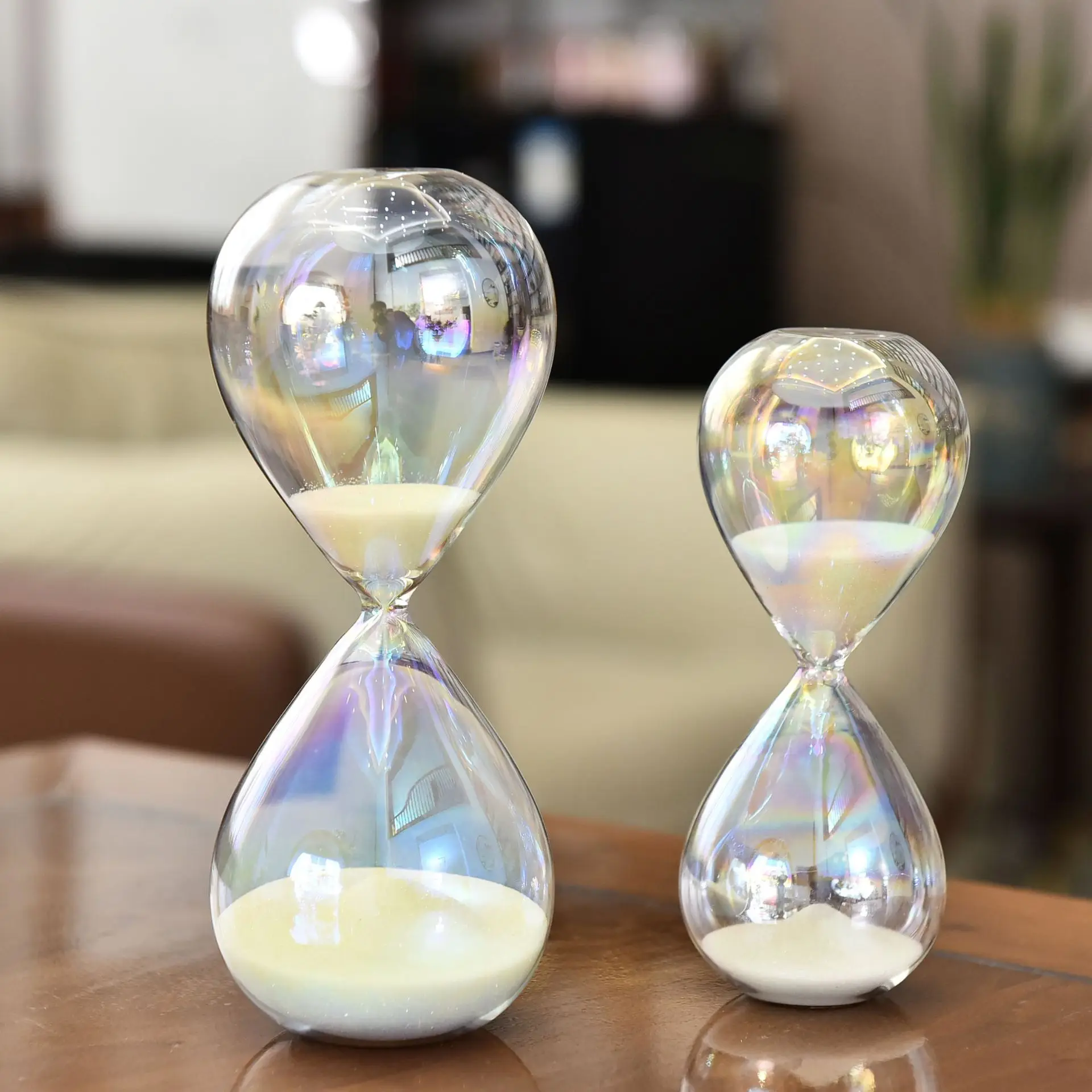 Scandinavian Home Stained Glass Hourglass Timer Creative T Home Decoration Ornament Buy
