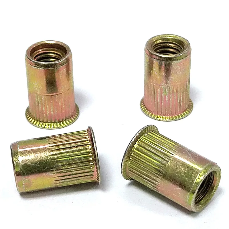 DIN Standard M8 Thread Steel Insert Nuts with Reduced Countersunk Head ...